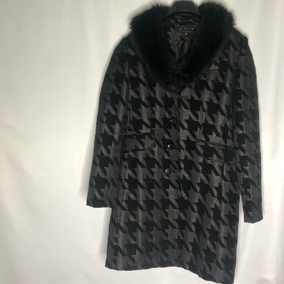 giacca | Jackets & Coats | Giacca Faux Fur Black Fall Winter Coat ...